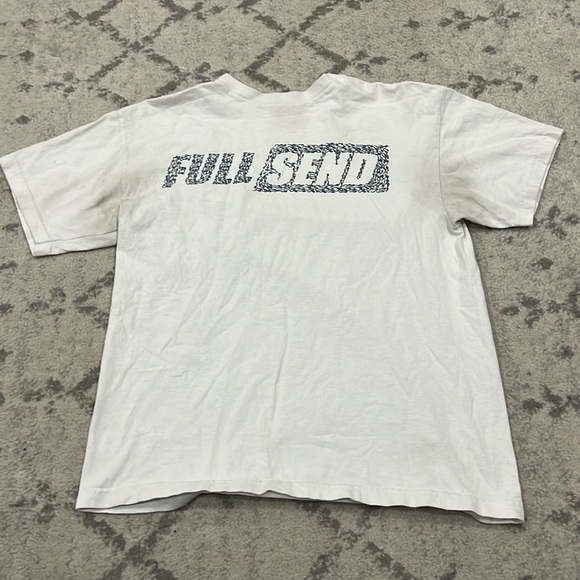 Full Send | Shirts | Full Send Yes Shirt White | Poshmark